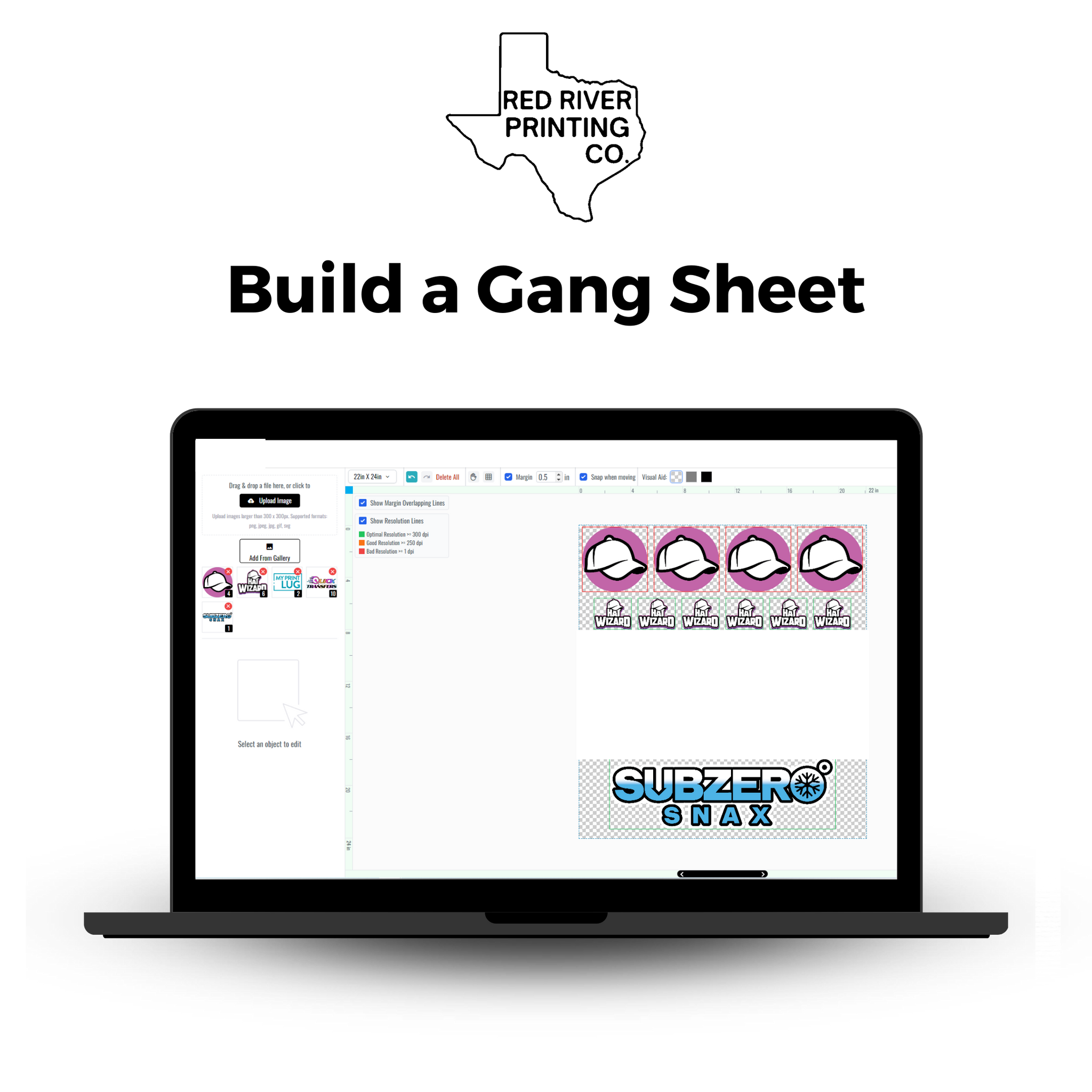 Build a Gang Sheet – Red River Printing